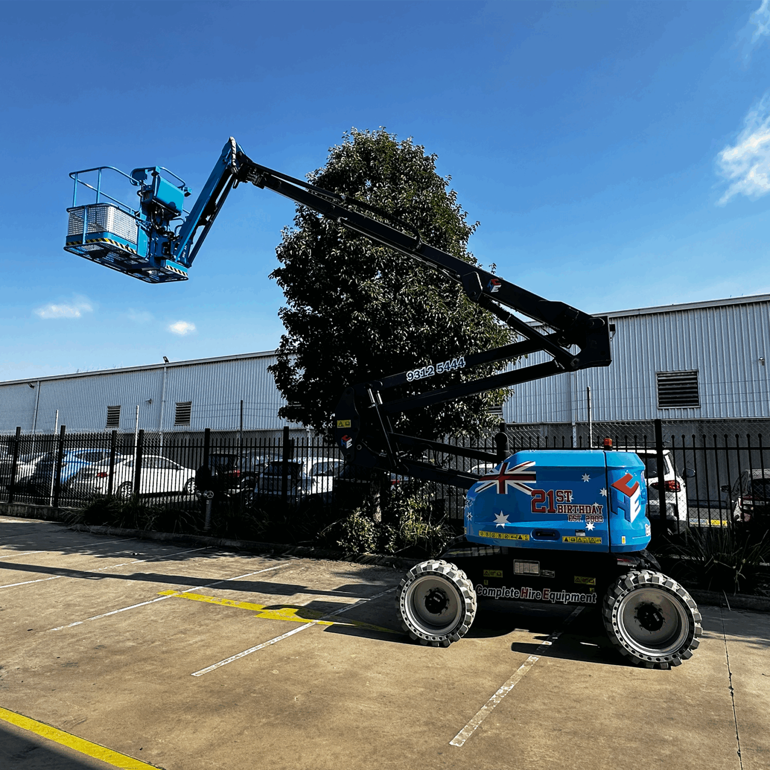 45ft Rough Terrain Diesel Knuckle Boom Lift | Hire | Melbourne